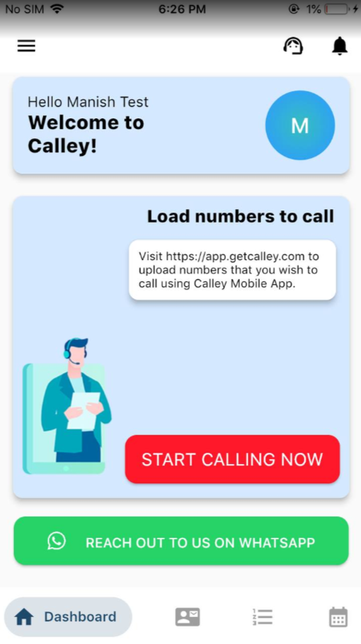 Getting Started with Calley Free Auto Dialer App